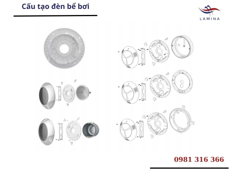 Đèn bể bơi - Công ty Lamina